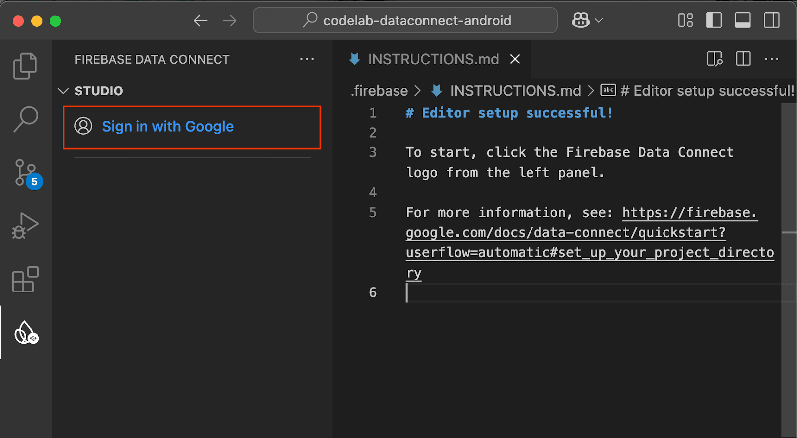Build with Firebase Data Connect (Android)