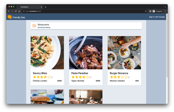 Integrar o Firebase a um app Next.js | Firebase Codelabs
