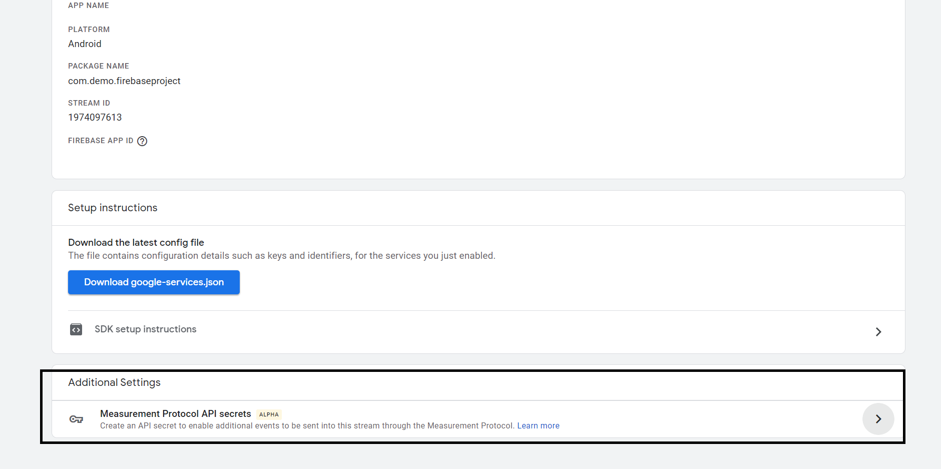Send app events to GA4 using Measurement Protocol | Firebase Codelabs