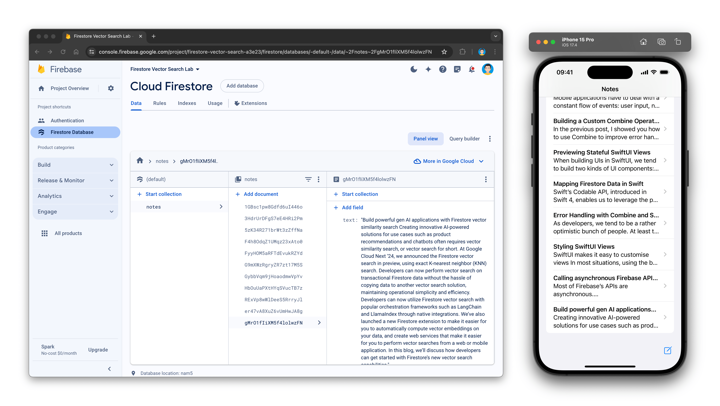 Add Firestore Vector Search To Your Mobile Apps With Firebase Extensions