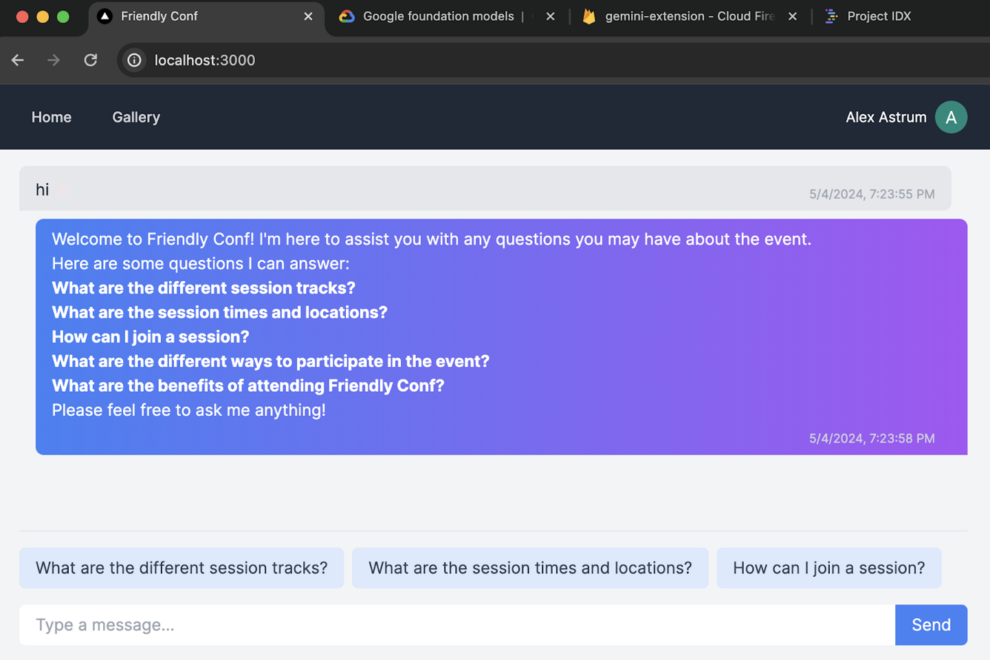 Build AI-powered web apps with Firebase Extensions for the Gemini API | Firebase Codelabs