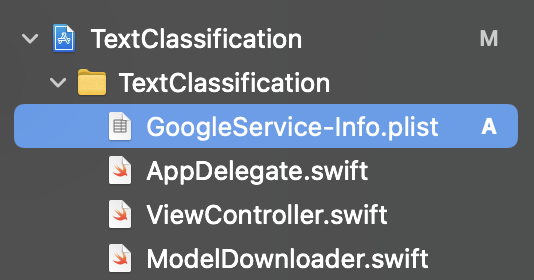 Add On Device Text Classification To Your App With Tensorflow Lite And Firebase Ios Codelab
