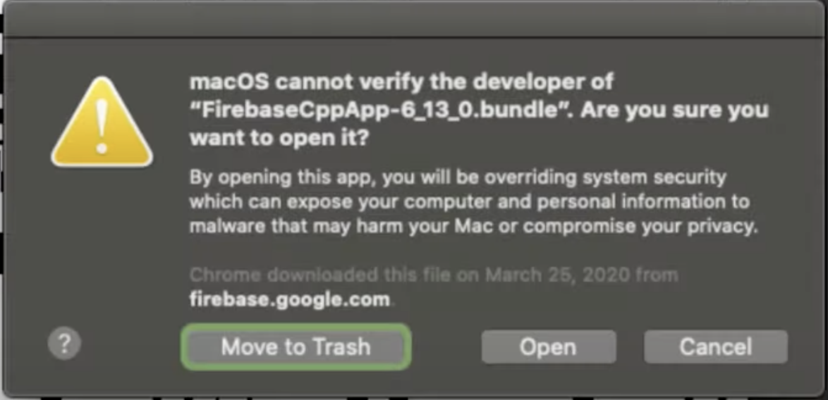 Debugging the Game Build, Install and Run Process | Firebase for Unity