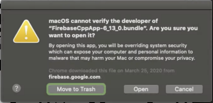 调试游戏构建、安装和运行流程 | Firebase for Unity